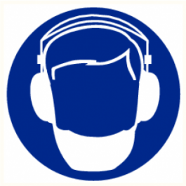 Pictogram Oorbescherming + ademhalingsbescherming verplicht ...