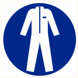 Pictogram Beschermende werkkleding verplicht Verkeersmaterialen.nl