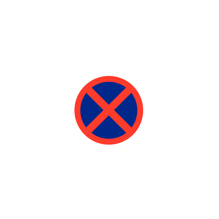 Verboden te stoppen Verkeersmaterialen.nl