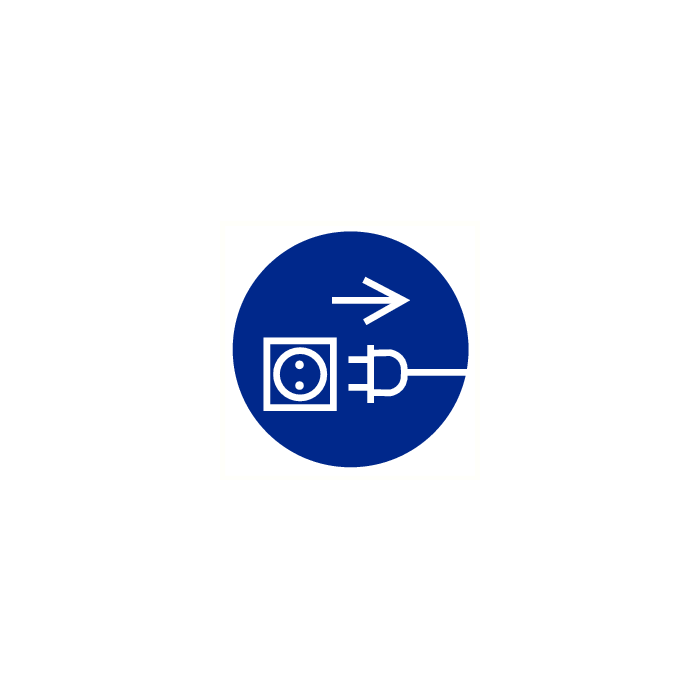 Stekker uit stopcontact halen verplicht Verkeersmaterialen.nl